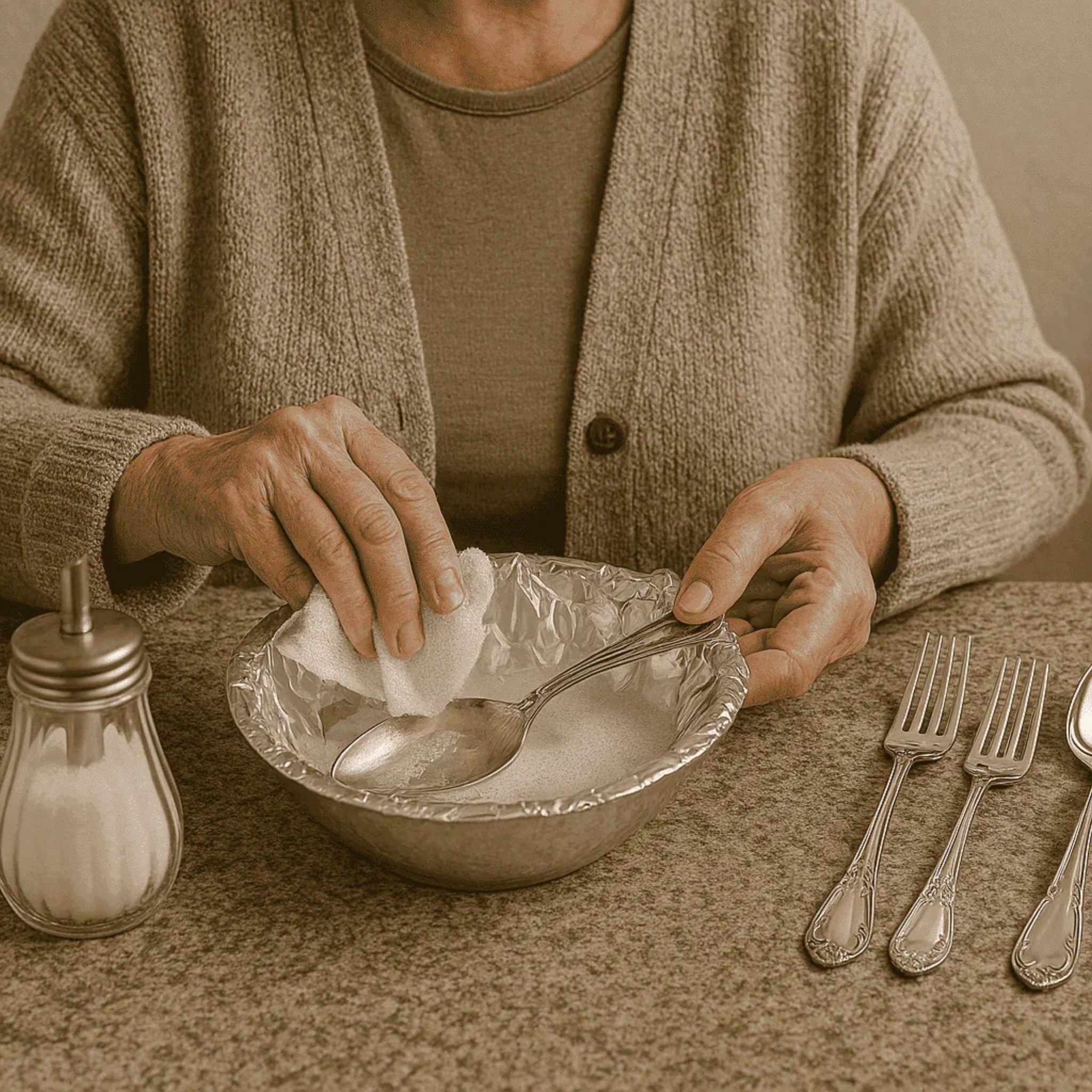 Grandma's tricks for always shining silverware!