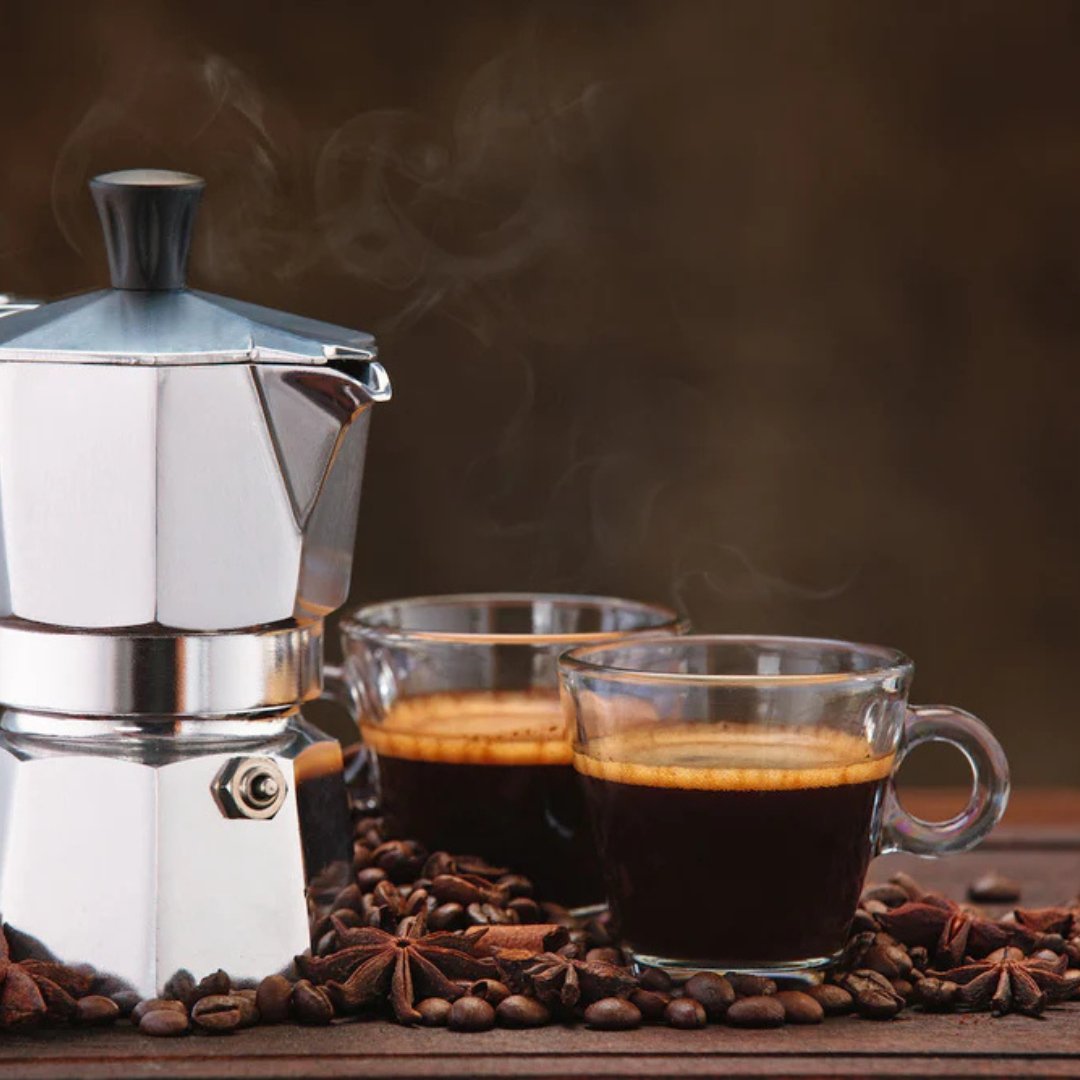 Moka pots and coffee makers for Italian coffee