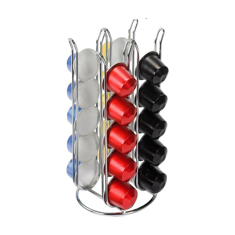 20 Cps - Ilsa Nespresso Pod Holder For Cases In Stainless Steel
