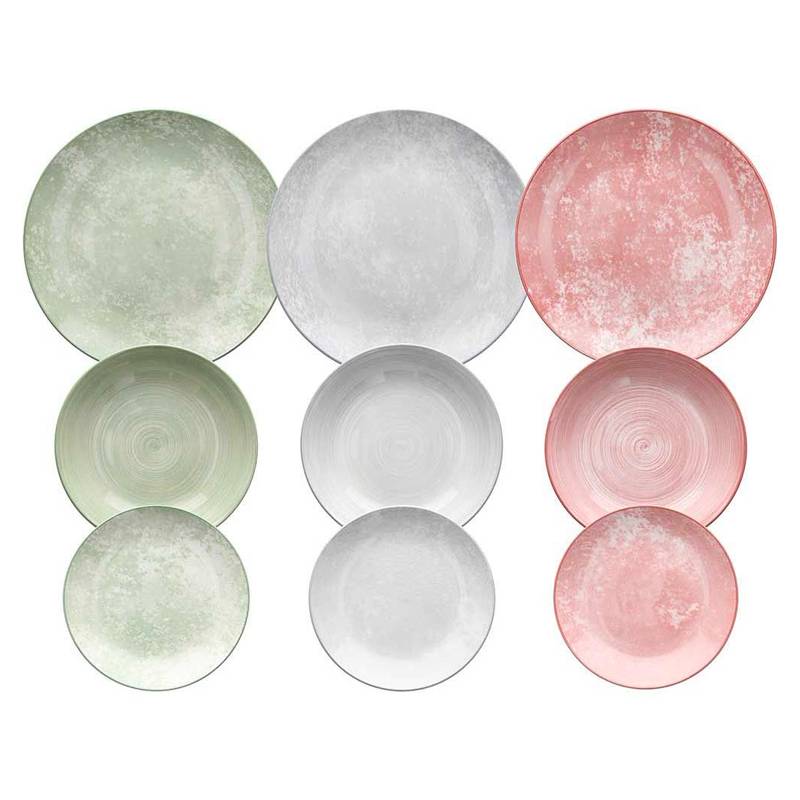 Tognana Madison Petra Dinnerware Set in Porcelain - Set 18 Pieces