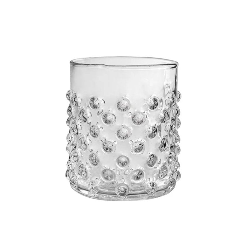 33 cl - Bubbles Blown Glass Water Glasses - Set 6 Pieces