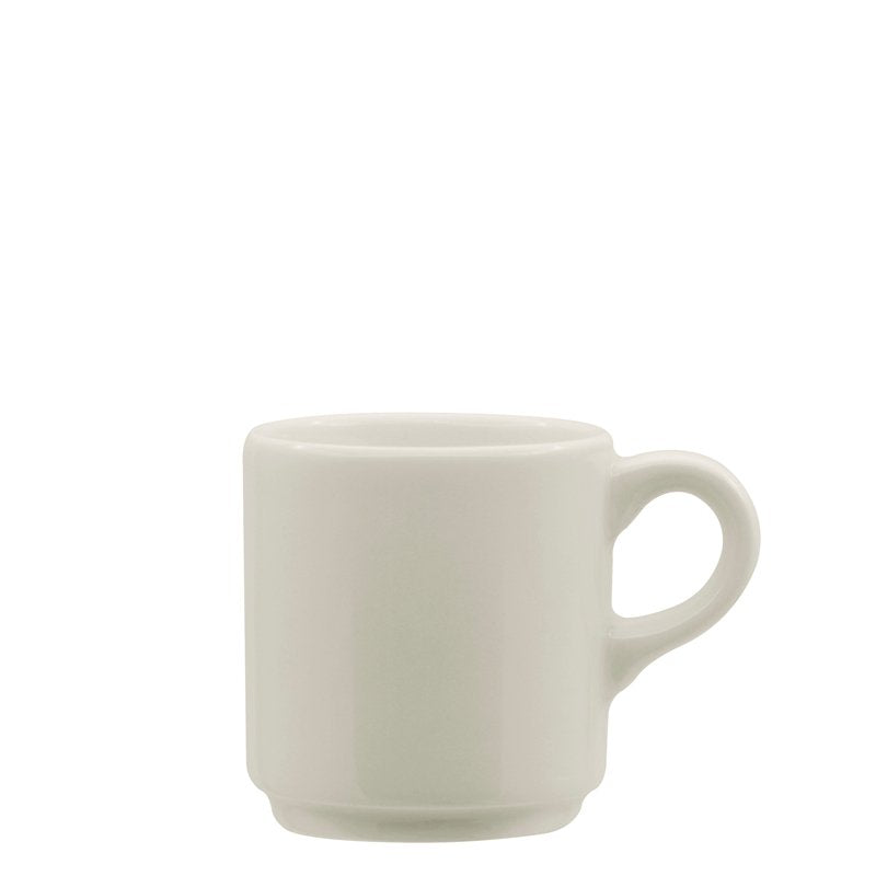 9 cl - Ariane Prime Stackable Coffee Cup in Porcelain - Set 12 Pieces