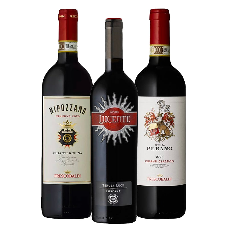 New Tuscan Tasting Toscana IGT 2020 - 2021 Cantina Frescobaldi - Set 3 ...