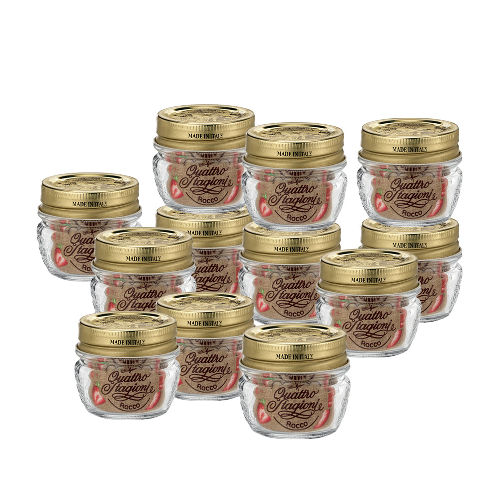 4 cl - Bormioli Rocco Quattro Stagioni Mini Amphora Jar - Set 12 Pcs