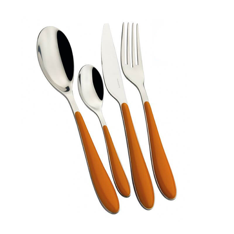 Bugatti Gioia Servizio Posate Acciaio Inox e ABS - Set 24 Pz