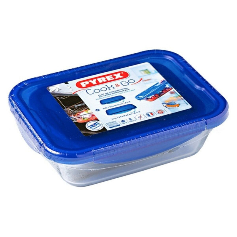 Pyrex Cook & Go Set Contenitori Per Alimenti In Vetro Borosilicato ...