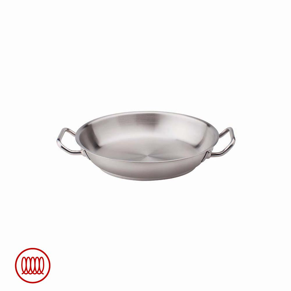 Agnelli Acciaio Inox Low Induction Pan With Two Handles